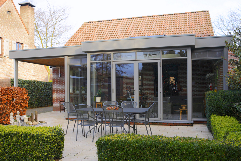 Veranda met plat dak | Van Den Bergh - Essen