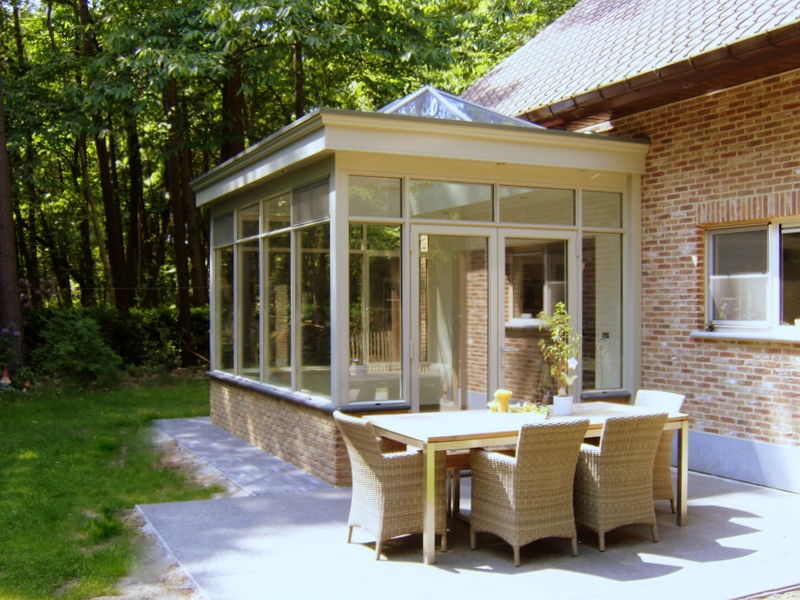 Veranda met plat dak | Van Den Bergh - Essen