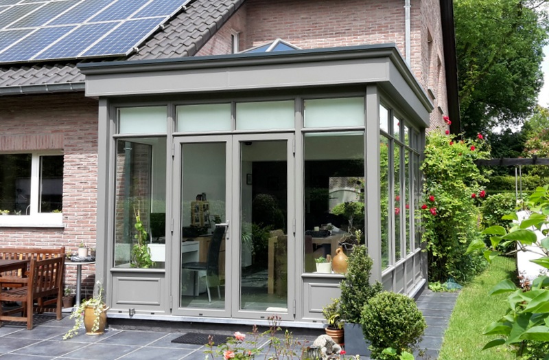 Veranda met plat dak | Van Den Bergh - Essen